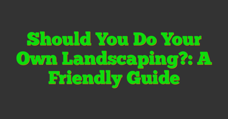 What Are The Elements Of Landscaping? A Beginner's Guide